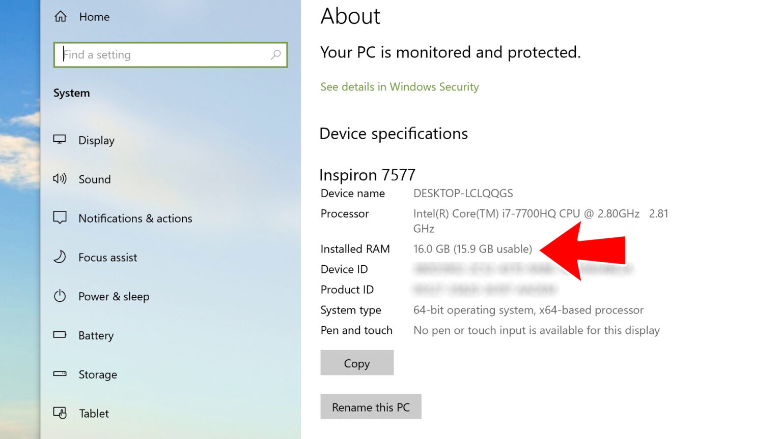 How to Check Your PC Specs: Find Your CPU, GPU, Motherboard, & RAM ...